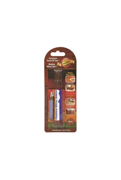 Mason Nice Mobilya Rötuş Kalemi + Ahşap Dolgu Kalemi Ceviz Mason Nice Mobilya Rötuş Kalemi + Ahşap Dolgu Kalemi Ceviz