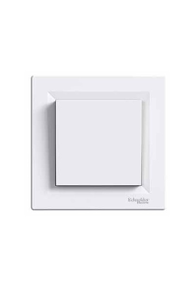 Schneider Electric Asfora Anahtar Beyaz Çerçeveli Schneider Electric Asfora Anahtar Beyaz Çerçeveli