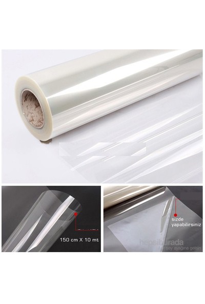 Mastercare Güvenlik Şeffaf Cam Filmi ( 150 Cm X 10 Mt - 15 Metrekare ) 090046