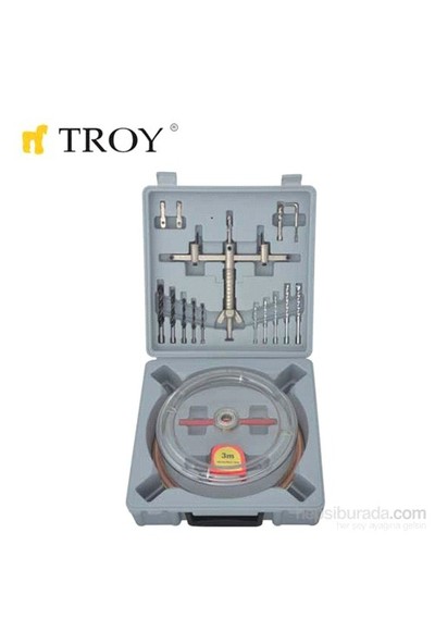 Troy 27492 Vantuzlu Daire Testere Seti (Ø 40-200Mm) Troy 27492 Vantuzlu Daire Testere Seti (Ø 40-200Mm)