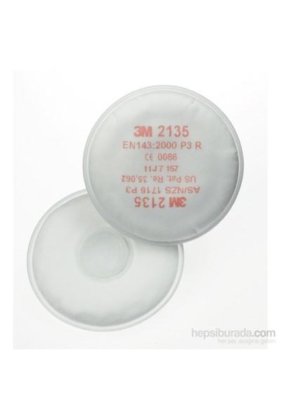 3M 2135 P3 Toz,Sis,Duman Filtresi (1 Takım)