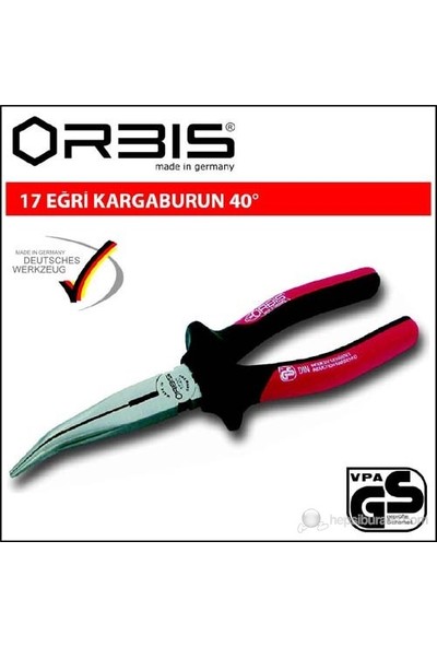 Orbis 17-160 Eğri Kargaburun 40º 160Mm Orbis 17-160 Eğri Kargaburun 40º 160Mm