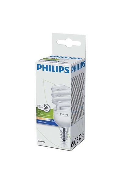Philips 12 W Economy Spiral Enerji Tasarruflu Ampul Philips 12 W Economy Spiral Enerji Tasarruflu Ampul