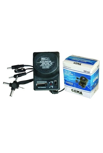 Gema Ka500 12V 500 Ma Kademeli Adaptör