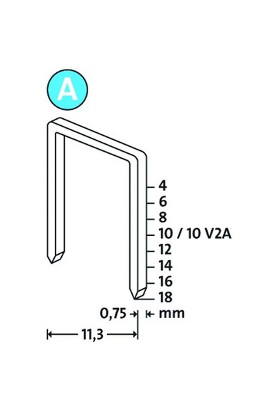 Novus A Tip 53/8Mm Süper Sert Zımba Teli 2000 Li Paket Novus A Tip 53/8Mm Süper Sert Zımba Teli 2000 Li Paket
