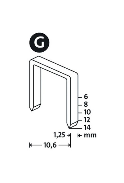 Novus G Tip 11/8Mm Yassı Zımba Teli 5000 Li Paket Novus G Tip 11/8Mm Yassı Zımba Teli 5000 Li Paket