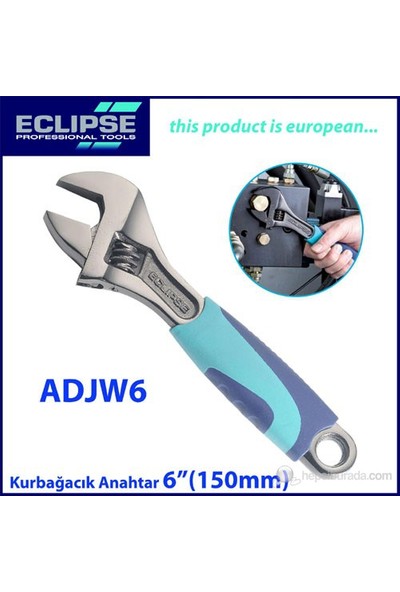 Eclipse Adjw6 Kurbağacık Anahtar İzoleli 150 Mm Eclipse Adjw6 Kurbağacık Anahtar İzoleli 150 Mm