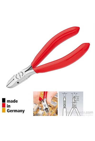 Knipex 7701115 Elektronikçi Yan Keski 115 Mm Knipex 7701115 Elektronikçi Yan Keski 115 Mm
