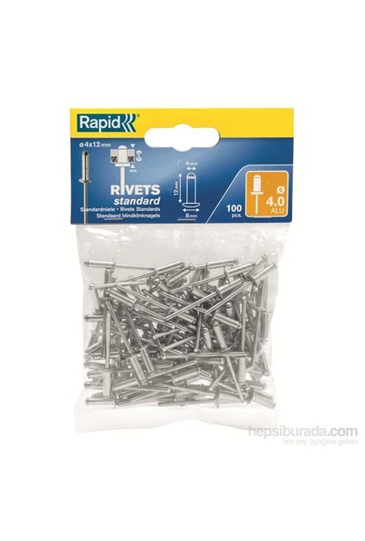 Rapid 4,8x12mm Perçin