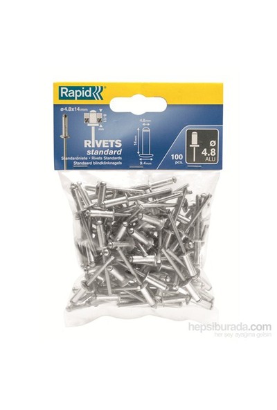 Rapid 4,8x14mm Perçin