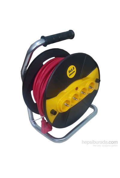 Ctn 3X1.5Mm 20Metre Seyyar Makaralı Kablo