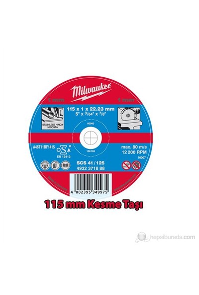 Metal Kesme Taşı 115mm Metal Kesme Taşı 115mm