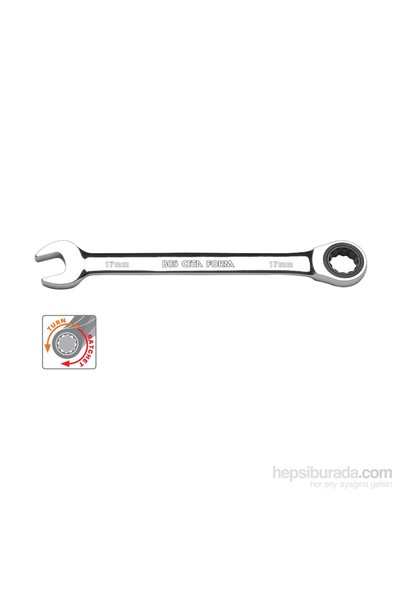 Ceta Form B05-10 10 Mm C-Gear Cırcırlı Kombine Anahtarlar Düz