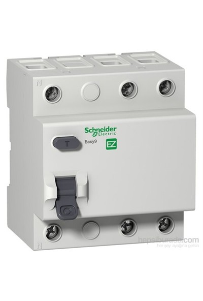 Schneider Electric Easy9 4 Kutup 300mA 25A Kaçak Akım Koruma Rolesi Schneider Electric Easy9 4 Kutup 300mA 25A Kaçak Akım Koruma Rolesi