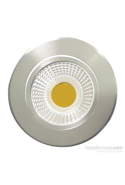 Pelsan Pluton 5W Cob Ledli Spot Saten 6500K Beyaz Işık Pelsan Pluton 5W Cob Ledli Spot Saten 6500K Beyaz Işık
