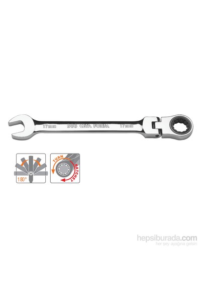 Ceta Form B06-18 18 Mm C-Gear Cırcırlı Kombine Anahtar Mafsallı
