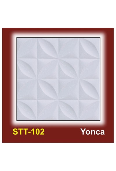 Tavan Kaplama 2 m2 (8adet50 x 50 cm )Yonca Modeli Tavan Kaplama 2 m2 (8adet50 x 50 cm )Yonca Modeli