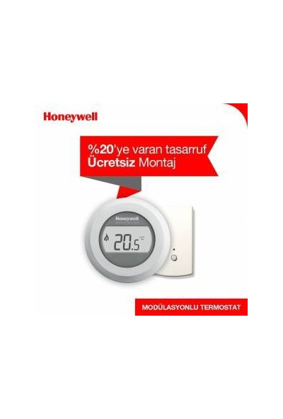 Honeywell Kablosuz, Modülasyonlu Dijital Oda Termostatı Y87RF2008 Honeywell Kablosuz, Modülasyonlu Dijital Oda Termostatı Y87RF2008
