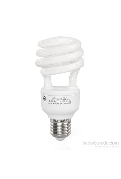 General Electric 20W Spiral Enerji Tasarruflu Ampul Sarı General Electric 20W Spiral Enerji Tasarruflu Ampul Sarı