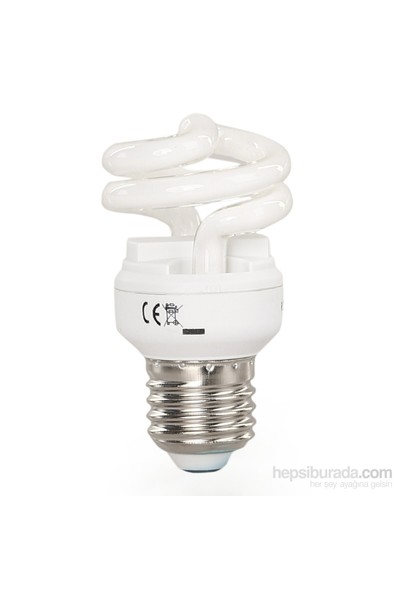 General Electric 8W Spiral Enerji Tasarruflu Ampul Beyaz General Electric 8W Spiral Enerji Tasarruflu Ampul Beyaz