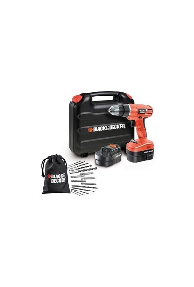 Black&Decker EPC12CABKA15 12V Çift Akülü Vidalama Black&Decker EPC12CABKA15 12V Çift Akülü Vidalama