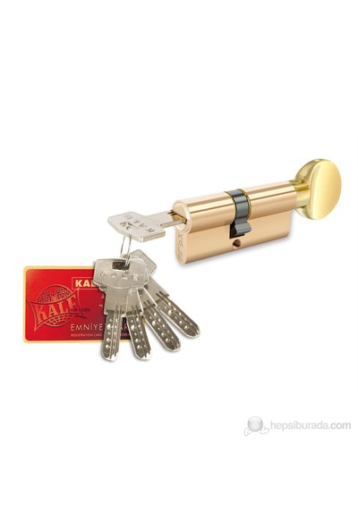 Kale Bilyalı Mandallı Silindir Çelik Pimli 68Mm Sarı Kale Bilyalı Mandallı Silindir Çelik Pimli 68Mm Sarı