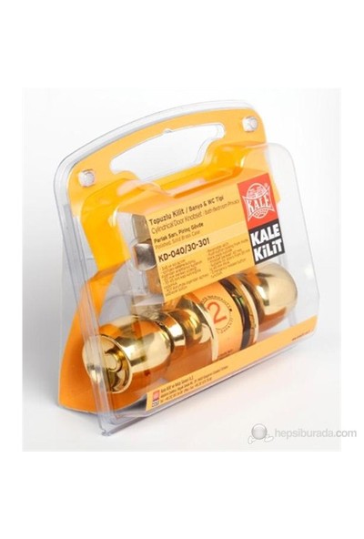 Kale Topuzlu Kilit Wc Tip Sarı