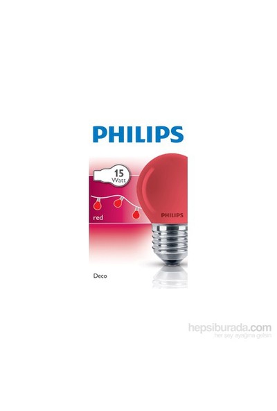 Philips Party 15W E27 220-240V P45 Bl 1Ct/10X10f