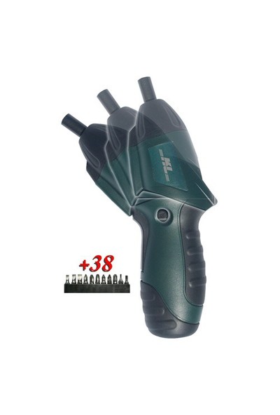 KL HDA101 4.8V NiCd Akülü Şarjlı Tornavida + 29 Adet Vidalama Uç Setli KL HDA101 4.8V NiCd Akülü Şarjlı Tornavida + 29 Adet Vidalama Uç Setli
