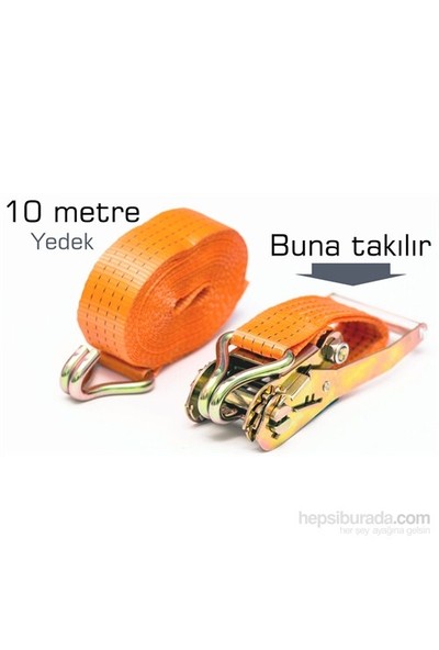 Spanzet Cırcırlı Yük Gerdirme Kemeri 10 Metre 090403 Spanzet Cırcırlı Yük Gerdirme Kemeri 10 Metre 090403