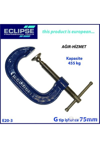 Eclipse E20-3 G Tip Ağır Hizmet İşkence 75 Mm