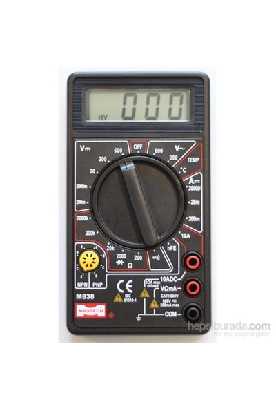 Mastech M 838 Dijital Voltmetre Mastech M 838 Dijital Voltmetre