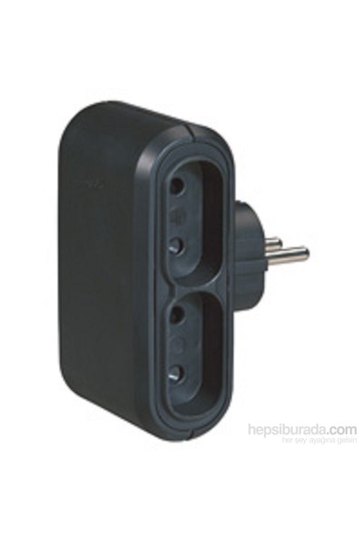 Legrand 4'Lü Priz - Siyah