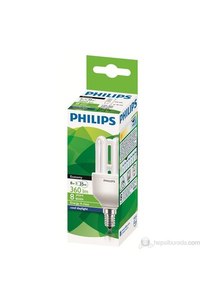 Philips Small Economy 8W E14 Cdl - Beyaz Işık Philips Small Economy 8W E14 Cdl - Beyaz Işık