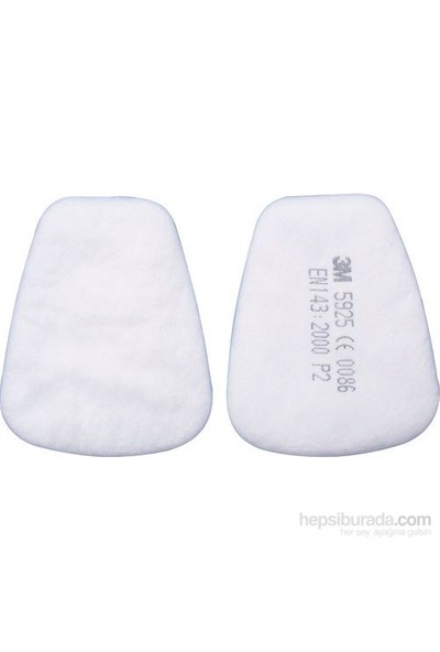 3M 5925 P1 Toz ve Sis Filtresi (10 Takım)