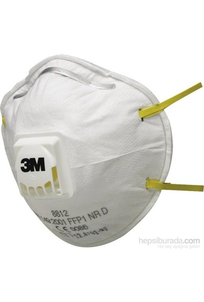 3M 8812 Ventilli Toz Maskesi FFP1 (10 Adet) 3M 8812 Ventilli Toz Maskesi FFP1 (10 Adet)