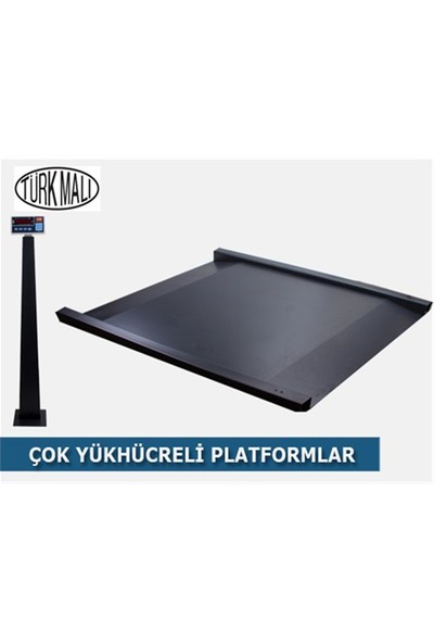 Tem Rampalı-1500 Kg 100X150 Ağır Hizmet Tipi Baskül