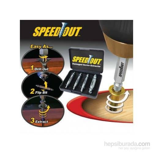 Speed Out Hasar Görmüş Yalama Kırık Vida Açıcı Fiyatı