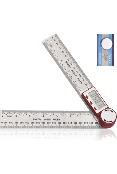Buyfun Dijital Açı Bulucu Cetvel 7 INÇ/200MM Paslanmaz Çelik (Yurt Dışından)