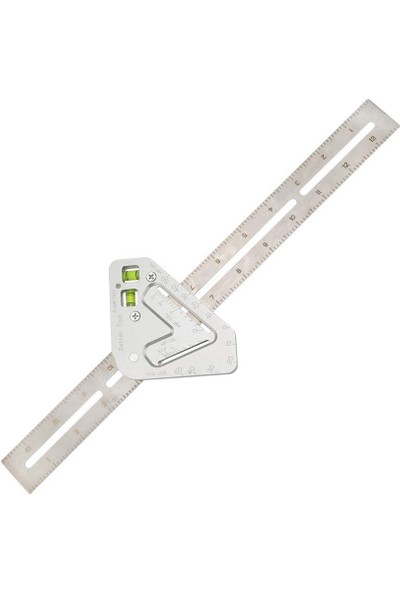 Buyfun Çok Fonksiyonlu Ağaç Işleme Üçgen Cetvel Açı Cetvel (Yurt Dışından)