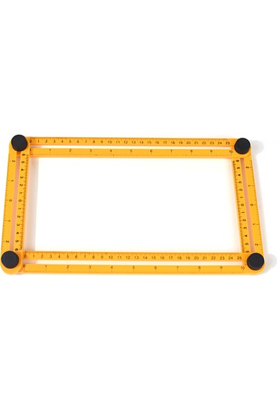 Buyfun Çok Açılı Ölçme Cetveli Katlanabilir 4 Taraflı Açı (Yurt Dışından)