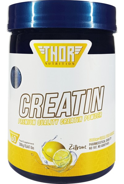Thor Nutrition Creatine 300 gr 60 Servis Thor Nutrition Creatine 300 gr 60 Servis