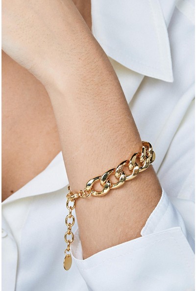 New Obsessions Kalın Zincir Bileklik