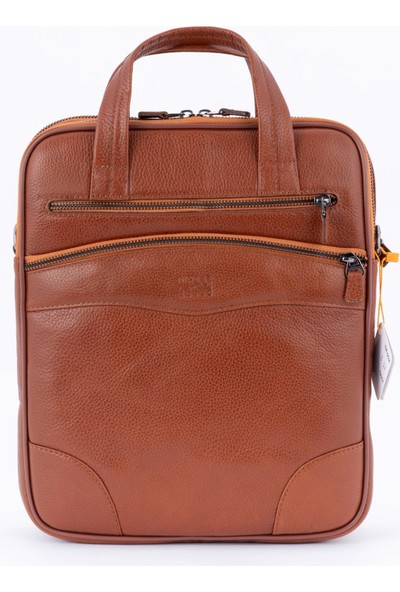 Seçkin Deri Dikey Basın Çantası