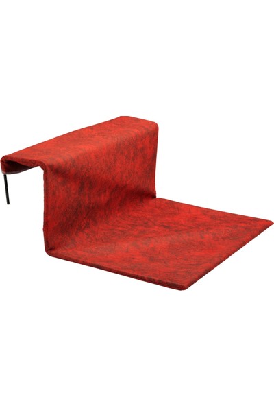 Ferplast Tırnak Geçmeyen Özel Kumaş Kalorifer Peteği Radyatör Kedi Yatağı Kırmızı