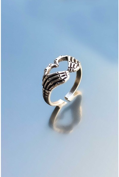 The Collection Iskelet Kalp Model Ayarlanabilir Yüzük The Collection Iskelet Kalp Model Ayarlanabilir Yüzük