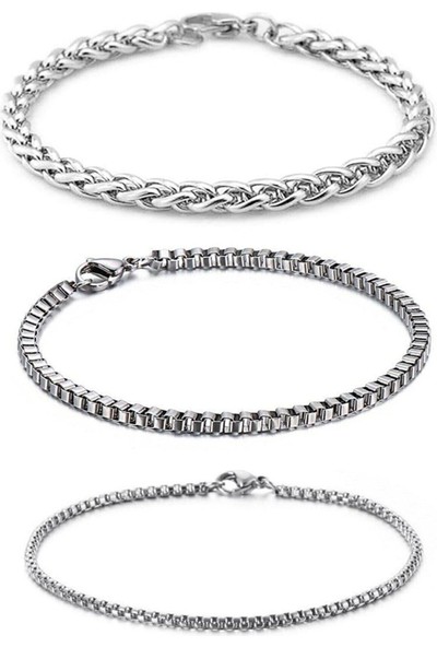 The Collection 3'lü Unisex Spor Bileklik Set