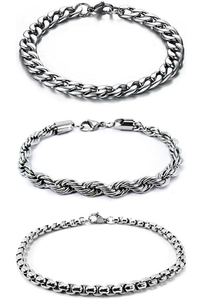 The Collection 3'lü Unisex Spor Bileklik Set