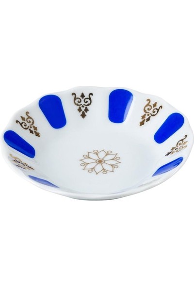 Seramikci Acem Çay Tabağı Mavi 6'lı Kutu Seramikci Acem Çay Tabağı Mavi 6'lı Kutu