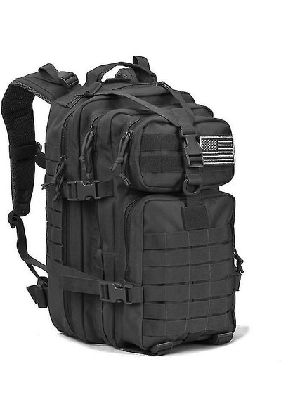 BDZ Mall 34L Askeri Taktik Sırt Çantası (Siyah) (Yurt Dışından)